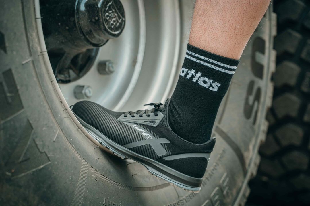 RUNNER 95 XP ESD S3S Sicherheitsschuh | 43 | BLACK | GREY | 10 | 89700-43